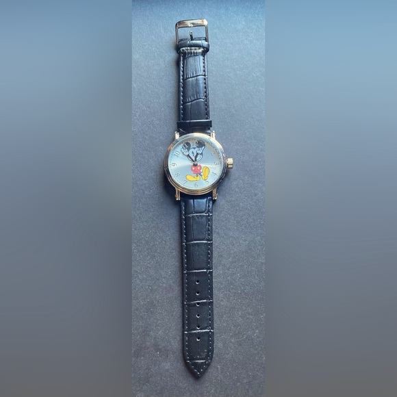 Disney | Accessories | Disneys Classic Mickey Mouse Watch With Black ...